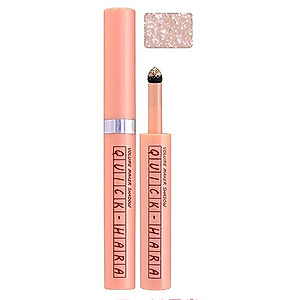 CORINGCO Shimmer Glitter Eye Maker Volume Eyeshadow Stick Quick-Hara Glitter Eye Makeup K-Beauty #03 Milky Way Moonlight Long Lasting Sparkle Glow Light