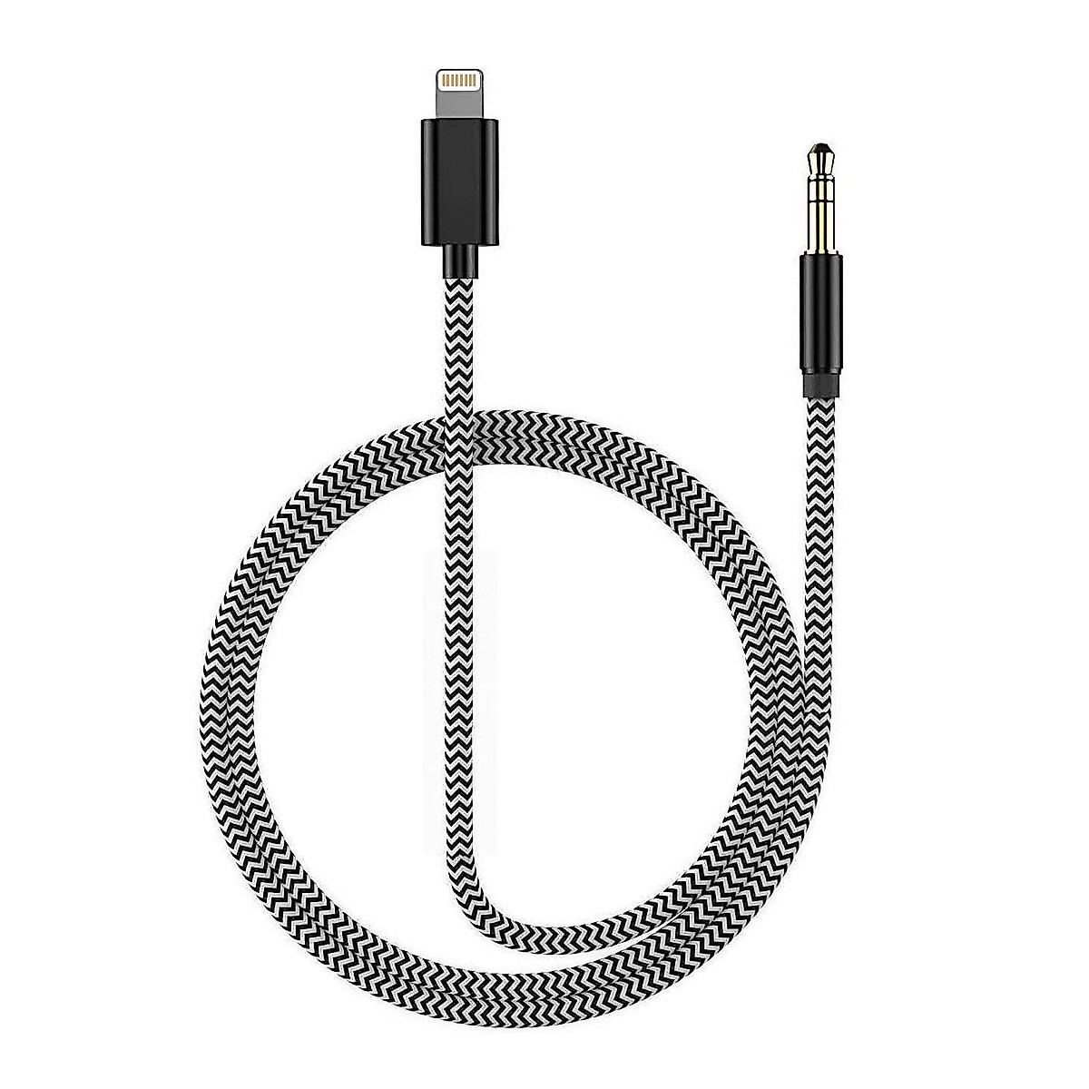 esbeecables AUX Cord for iPhone, 3.3FT [MFi Certified] Lightning to 3.5mm AUX Audio Stereo Cable for iPhone 14/13/ 12/11/ XS/XR/X 8 7/ iPad/iPod to Headphone, Speaker, Home/Car Stereo, Support iOS 16