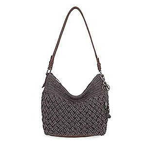 The Sak Sequoia Small Crochet Hobo, Mushroom