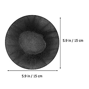 Healifty Headphone Ear Covers 100pairs Non- Earcup Most Stretchy Fit Headphone Fabric Earpad Cover Woven Disposable Headphones of Earpads on Sweatproof Sleeve Headphone Earpads