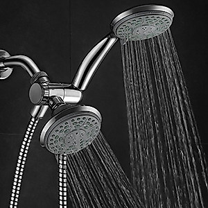 Aquadance by HotelSpa 24-Setting Slimline Showerhead and Hand Shower Combo