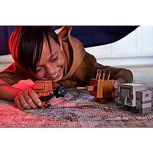 Mattel Minecraft Legends 3.25-inch Action Figures with Attack Action and Accessory, Collectible Toys (Piglin Runt)