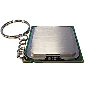TekJuic The Ultimate Geek Accessory - Recycled CPU Processor Keychain Made from Reclaimed Computer Parts