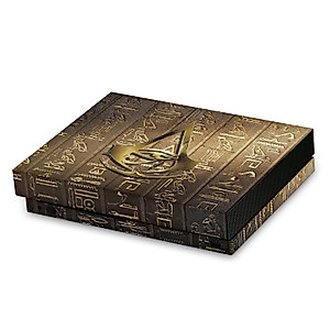 Head Case Designs Officially Licensed Assassin's Creed Logo 3D Heiroglyphics Origins Graphics Matte Vinyl Sticker Gaming Skin Decal Cover Compatible With Xbox One X Console