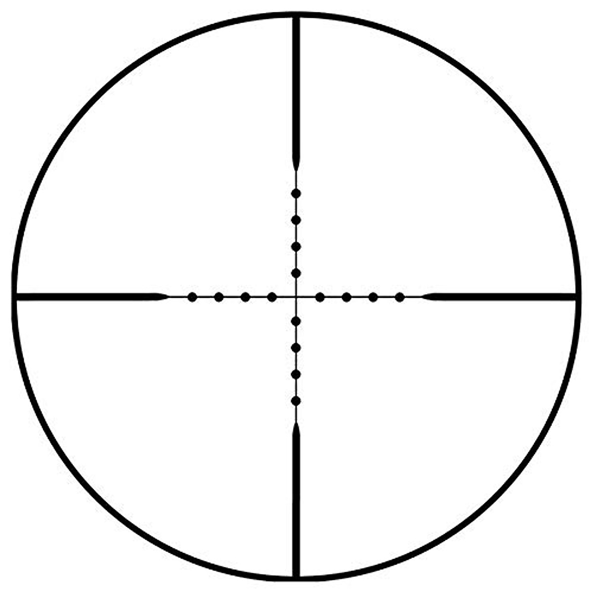 Hammers Compact Short Rifle Scope 3-9x42 GDT w/Extended Eye Relief, Rings, Honeycomb Anti-Reflection Filter, Flip Open Lens Caps