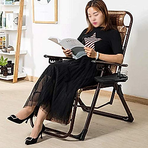 LLLY Office Folding Recliner Siesta Siesta Balcony Chair Folding Chair Adult Summer Cool Chair Recliner