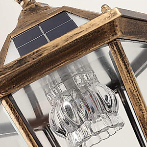 TWTCC Wall Mounted Light Solar Wall Light Outdoor Wall Lamp Outdoor Light Entry Light Door Post Villa Waterproof Garden Wall Light Garden Wall Lantern Home Reading Light