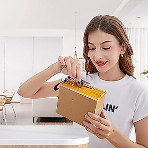 Coowolf Pocket Knife Womens with Chain, Small Pocket Knife, Stainless Steel and Aluminum Alloy Handle, EDC Small Knife, Practical Key Accessories Creative Gift for Women