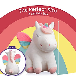 Unicorn Stuffed Animal with Lights - Unicorn Gifts for Girls - Unicorns Plush Pillow, Huggable Gift for Girls with LED Magical Lights - Girls Toys - Birthday Gifts - Unicorn Toys