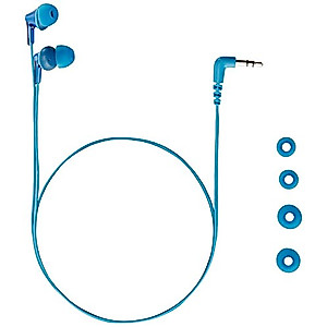 Panasonic RP-HJE125-A Wired Earphones, Blue, 7 x 9.8 x 20
