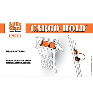Little Giant Ladders, Cargo Hold Tool Pouch, Ladder Accessory, Nylon, (15040-001), Silver