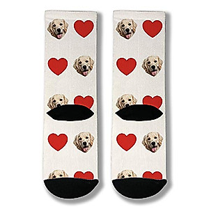 Customized Dog Socks Custom Pet Socks Turn your Dog Picture into Custom Socks Cat Socks Unisex