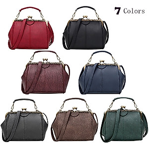 Donalworld Women Retro Hollow out PU Leather Handbag L Fbg