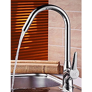 SJQKA-Faucet Kitchen sink faucet copper body thickened rotary laundry pool sink Xicai basin faucet