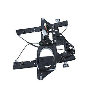 YHTAUTO Front Power Window Regulator Driver Side with 2-Pin Motor Assembly and Interior Door Panel for Ford Expedition & Lincoln Navigator 2007-2017, Sport Utility