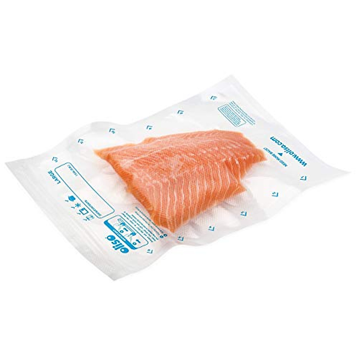 Oliso Pro VAC-SNAP Bags for Oliso Vacuum Sealers (28 Medium 1 Quart Bags, 20 Large 1 Gallon Bags, 6 Jumbo 2 Gallon Bags)