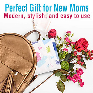 GFU Baby Car Seat Cover for Baby Boys and Girls, Carseat Canopy for Infant, Multi- use Nursing Covers, Stretchy Baby Car Seat Cover for Stroller/High Chair/Shopping Cart/Car Seat Canopies