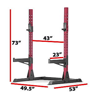 XMark POWER PACKAGE, Multi-Function Adjustable Squat Rack, Olympic Weight Tree with Olympic Bar Storage, FID Adjustable Weight Bench, CROWBAR Olympic Barbell, and TEXAS STAR 365 lb Olympic Weight Set