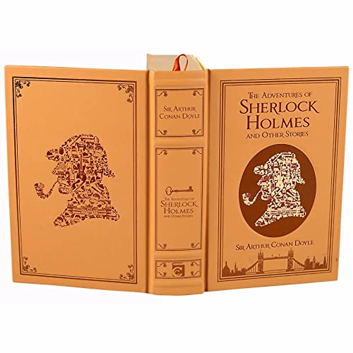 The Adventures of Sherlock Holmes, and Other Stories (Leather-bound Classics)