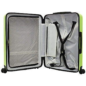Travelers Club 2PC Odyssey Luggage Set, Lime Green, 20" Carry-On