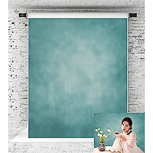 Kate 5x7ft Abstract Backdrops Microfiber Dark Cyan Portrait Background for Photoshoot, for Photography, for Birthday