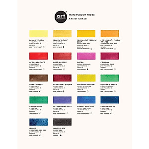 Art Philosophy® Artist Grade Watercolor Tubes Permanent Yellow Deep