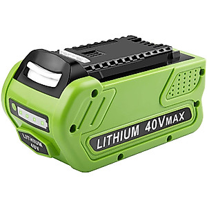High-Output 6.0Ah 40V Battery 29472 for GREENWORKS 40-Volt Tools Battery (G-MAX 40V System)