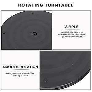 Floral Turntable Ball Bearings Stand Clay Sculpting Wheel Bonsai Trim Turntable Statue Rotating Swivel Plate Bearing Table Turntable Table Tray To Rotate Desktop Rotating Board Abs