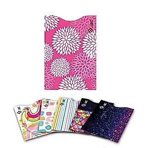 I3C Credit Card Sleeves RFID Blocking Sleeves Credit Card Protector Anti Theft Credit Card RFID Blocking Sleeves Protector Passport Holder Sleeves (Set of 5 Credit Card Sleeves + 1 Passport Holder)