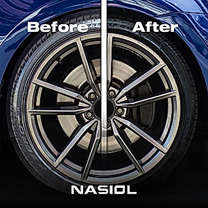 Nasiol DetailerShine Trim and Tire Shine Spray, Trim Shine Care, Tire Coating&Dressing, Best Tire Shine Products, Car Detailing Supplies,Automobile Trim, 17 fl oz.