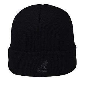Kangol Acrylic Cuff Pull On - Black/Black/1SFM Black/Black, One Size