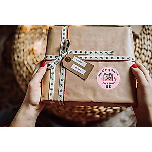 Cute Pink Retro Camera Design Stickers, Snap & Share Thank You Stickers, Online Retailers Mail Envelopes Packaging Stickers Labels Shipping Stickers for Small Business,500 PCS…