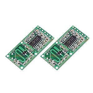 DEVMO 2PCS Microwave Doppler Radar Motion Detector Sensor RCWL-0516 Module Board Switch Compatible with Ar-duino Raspberry PI,Human Rat Cat Detector