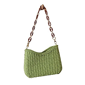 Straw Beach Bag Tote Bag Women Cute Hobo Bag Satchel Bag Crossbody Bags Straw Travel Bag Tote Handbag 2023