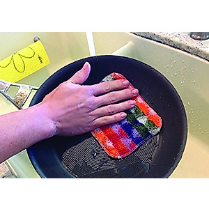 Skoy Bundle, 2-Pack Scrub, and 4-Pack Swedish Dishcloth, Reusable Cleaning Products for Kitchen and Household, Planet-Friendly, Dishwasher Safe Soft Scrub, Monochromatic Colors