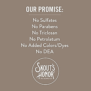 SKOUT'S HONOR Pet Detangler Spray - Hydrating & Conditioning with Avocado Oil & Probiotics, 97% Natural, Paraben & Sulfate-Free, softens for a More brushable Coat, Daily Use, 8oz, Dog of The Woods