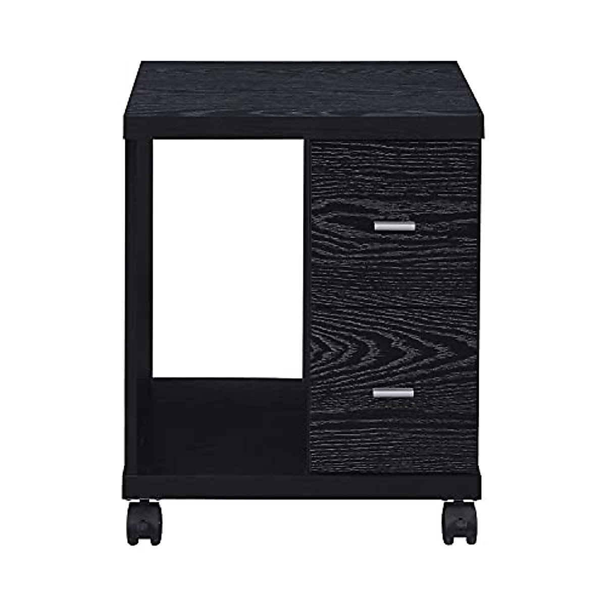 Coaster Home Furnishings Russell 2-Drawer CPU Stand Black Oak