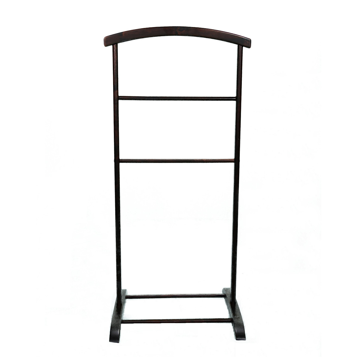 Homenetics Deluxe Hardwood Clothes Valet Stand (Red Mahogany)