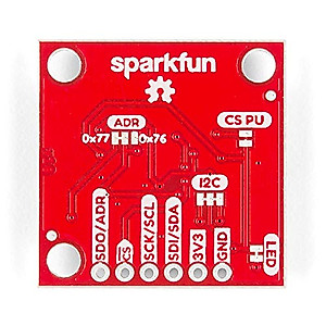 SparkFun Atmospheric Sensor Breakout - BME280 (Qwiic) Measure barometric Pressure, Humidity, and Temperature Readings 3.3V SPI Interface, Operating Voltage 3.3V