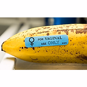 Witty Yetis FOR RECTAL & VAGINAL USE ONLY Prank Stickers 100 Pack. Label Your Friends Junk So They Use It Properly. Hilarious Gag Gift & Practical Joke. Fun Novelty Stocking Stuffer Decal for Adults