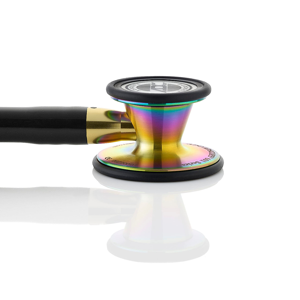 ADC Adscope 601 Convertible Cardiology Stethoscope with Tunable AFD Technology, For Adult and Pediatric Patients, Iridescent Metallic Caribbean