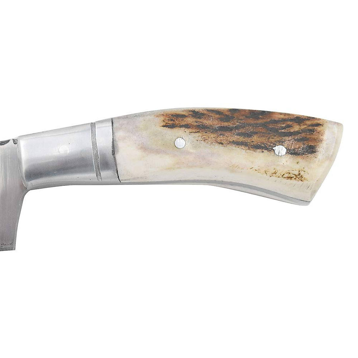 Wild Turkey Handmade Wood Handle Full Tang Fixed Blade Hunting Knife With Genuine Leather Sheath