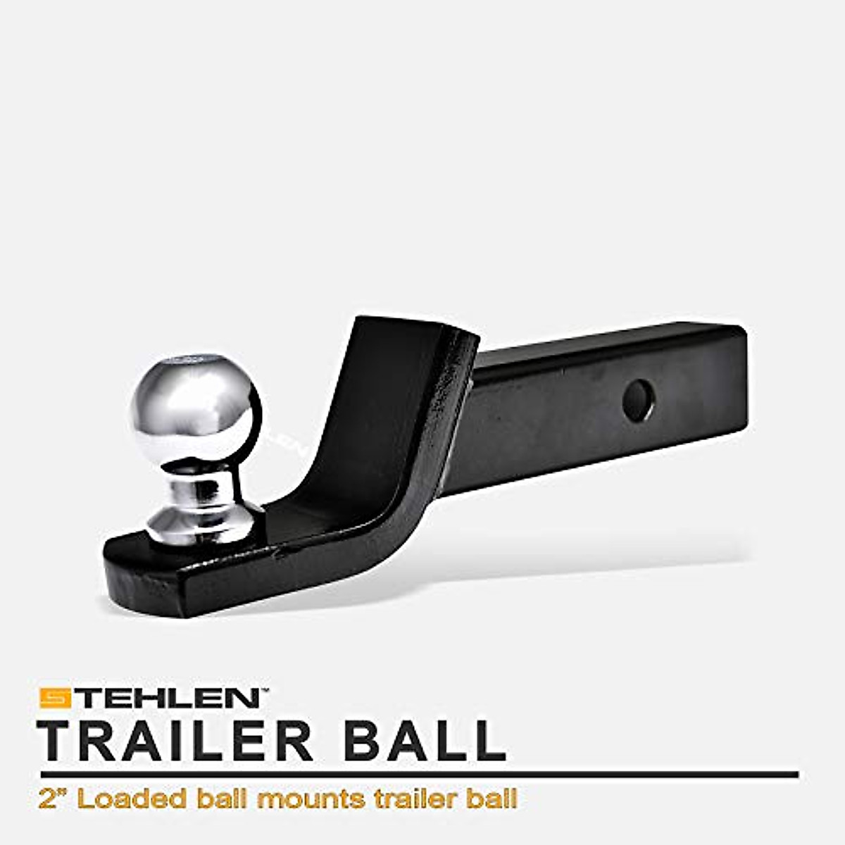 Stehlen 733469492283 Class 4 Trailer Hitch Receiver 2" with Loaded Ball Mount for Ram 1500 2009-2018 / Classic 2019-2022