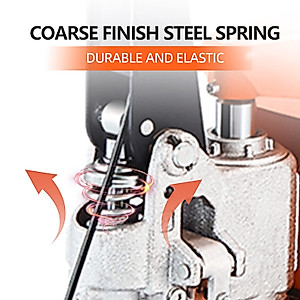 Tory Carrier Manual Pallet Jack Lift 5500lbs Capacity, Hand Pallet Truck 48” L×27” W Fork Size