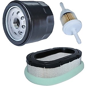 Drblawi Compatible with 16-083-04-S 16-083-05-S Air Filter for Kohler 063-5003-00 16 083 04-S Bad Boy KT735 KT740 KT725 ZT710-ZT740 KT715-KT745 19HP-26H Lawn Mower with Oil Filter + Fuel Filter