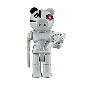 PIGGY Action Figure 6 Pack - Six 3.5" Articulated Buildable Toys, Officer Doggy, Billy, Memory, Robby, Clowny, & Frostiggy, 9 Accessories, Series 2, includes DLC