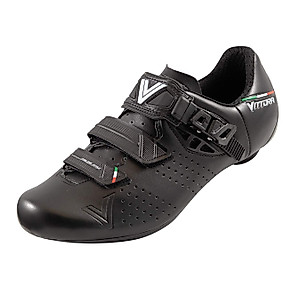 Vittoria Hera Performance Road Cycling Shoes (EU 48, Black)