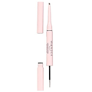Wander Beauty Upgraded Brow Pencil & Eye Brow Gel Duo - Taupe - 2 in 1 Eye Brow Makeup With Castor Oil, Peptides, and Panthenol - Two-Sided Brow Filler, Definer, & Lifter for Fuller Brows - 0.05 fl oz