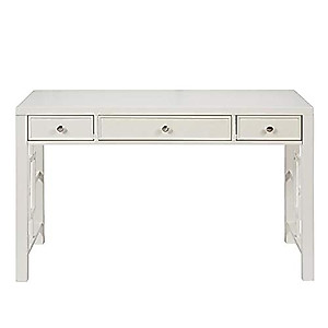 Comfort Pointe Verano 3-Drawer White Wood Desk