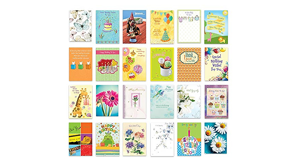 Designer Greetings All Occasion Card Set – 24 Cards